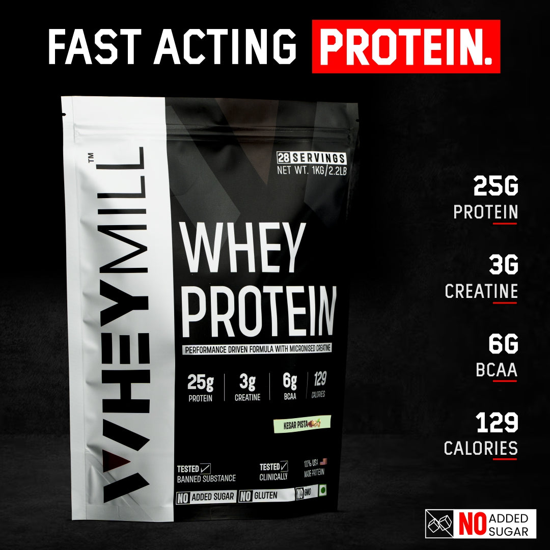 Buy World's Best Whey Protein with Creatine online at Wheymill.